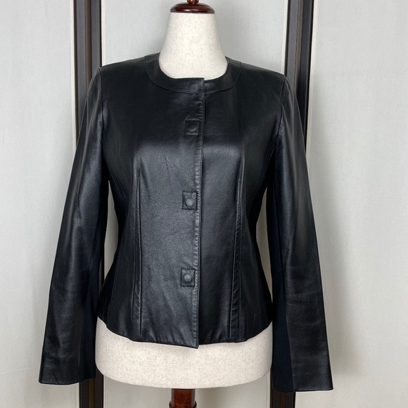 AK Anne Klien | Jackets & Coats | Ak Anne Klein Butter Soft Black ...